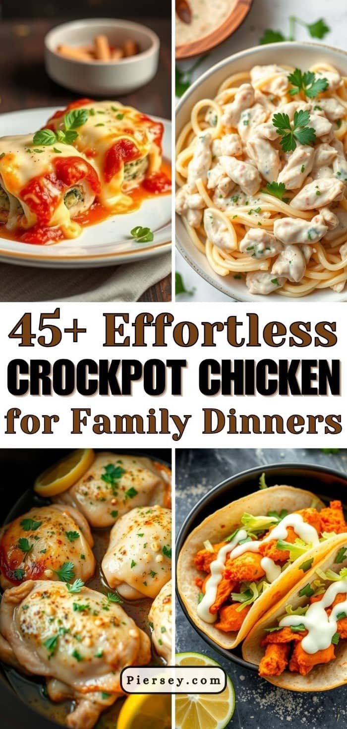 45+ Healthy Crockpot Chicken Recipes To Nourish Your Body | Piersey