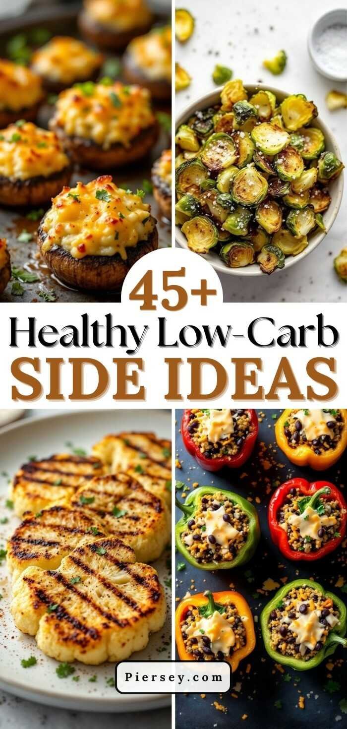 45+ Delicious Low-Carb Side Dishes You Need to Try | Piersey