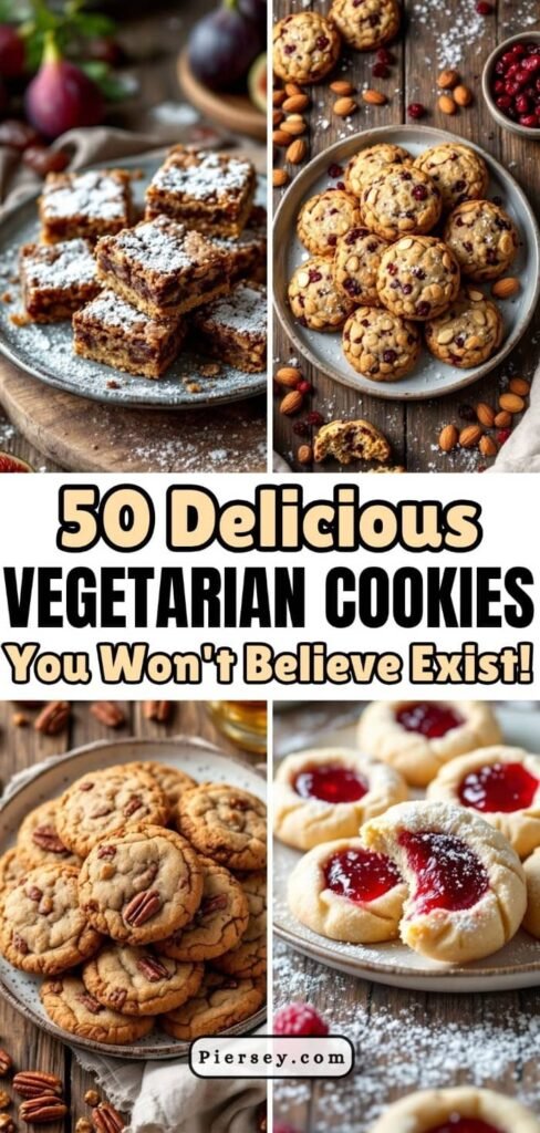 50 Delicious Vegetarian Cookies You Won't Believe Exist! | Piersey