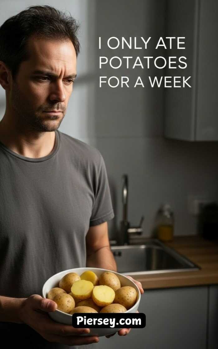 I Only Ate Potatoes for a Week — The Silence Shocked Me | Piersey